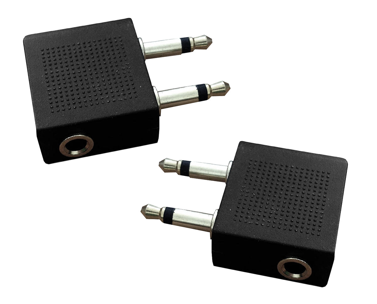 Airplane Converter - 3.5MM 2 Male to 1 Female Flight Adapter - Shopinc